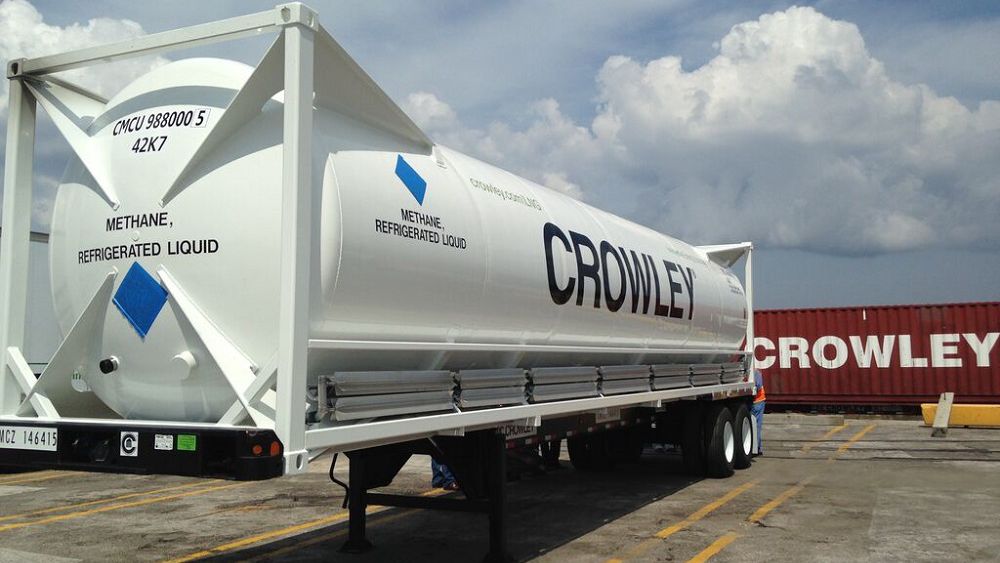 Crowley Adds 16 ISO Tanks to LNG Equipment Fleet