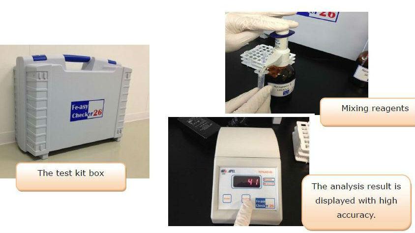 MOL Develops Iron Test Kit