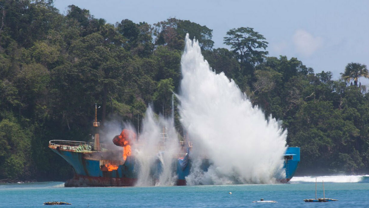 Viking Fishing Vessel Sunk by Indonesian Authorities