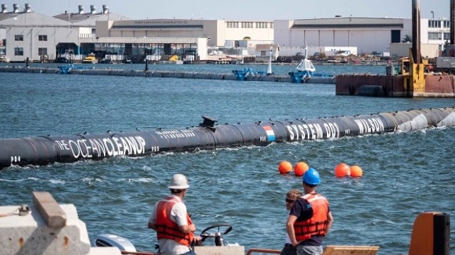 The Ocean Cleanup Launches First System The Ocean Cleanup Launches First System