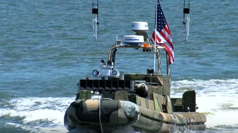U.S. Tests Autonomous Swarmboats