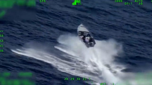 Video: USCG Intercepts Smuggling Boat at High Speed