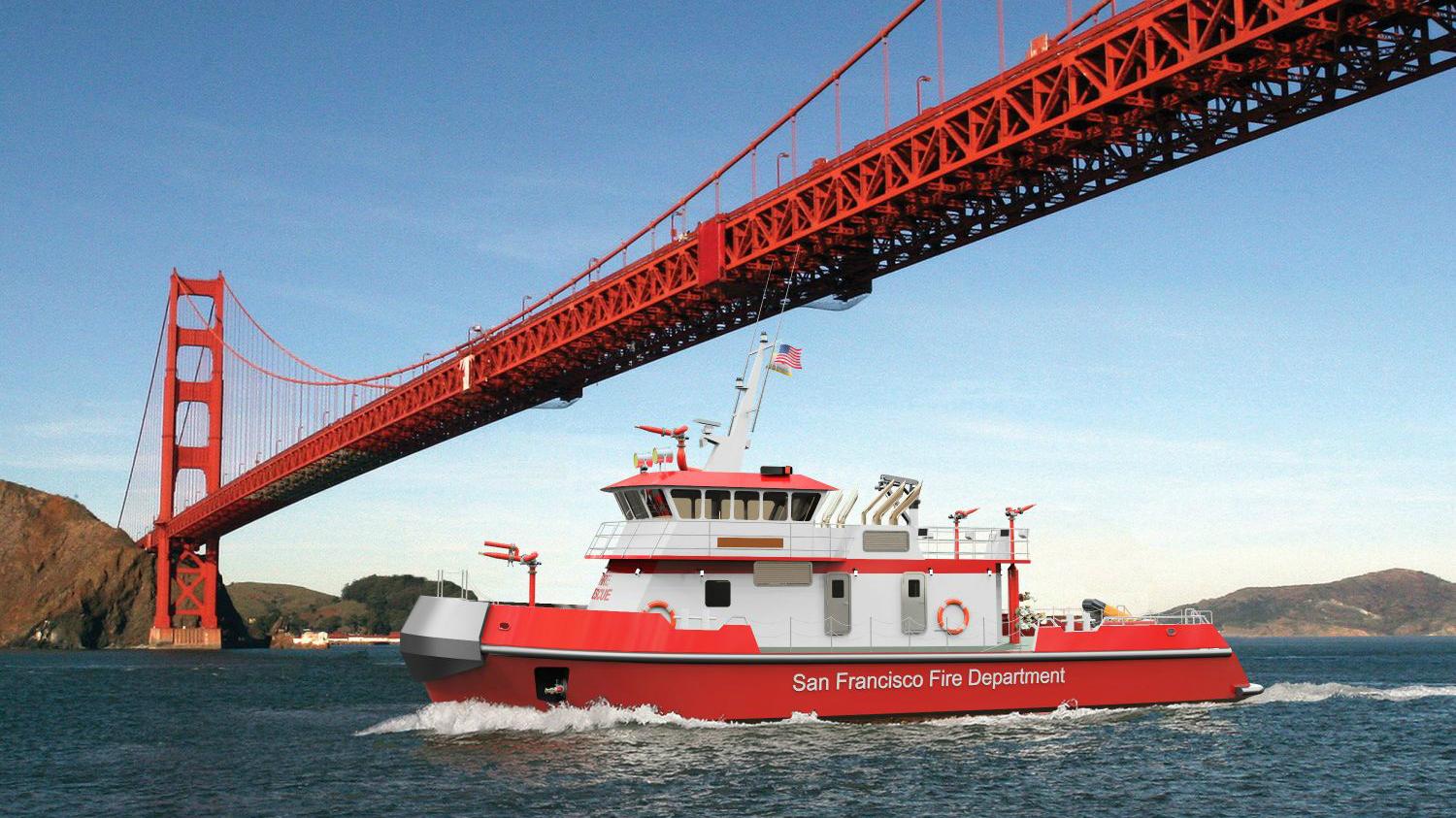 Jensen Maritime Designs Fireboat for San Francisco