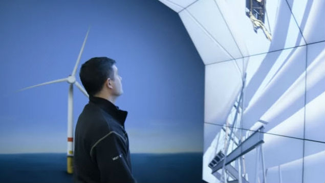 Virtual Reality Aids in Windfarm Installation